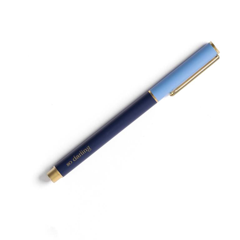 Colorblock Pen | Blue – Fig