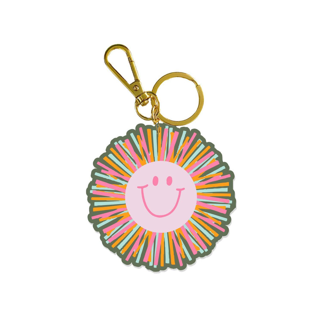 Acrylic Keychain | Smiley Face – Fig