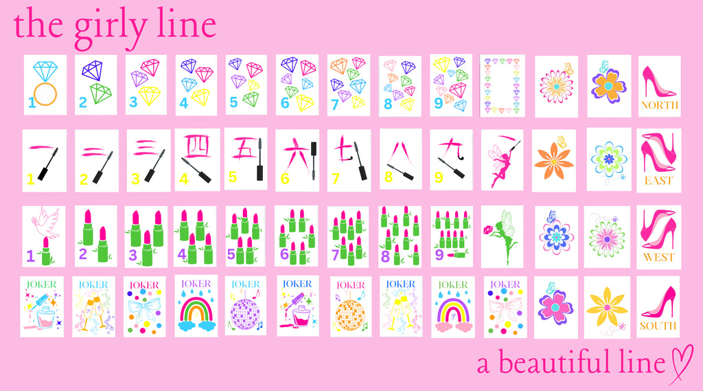 The Girly Mahjong Tiles | Lilac – Fig