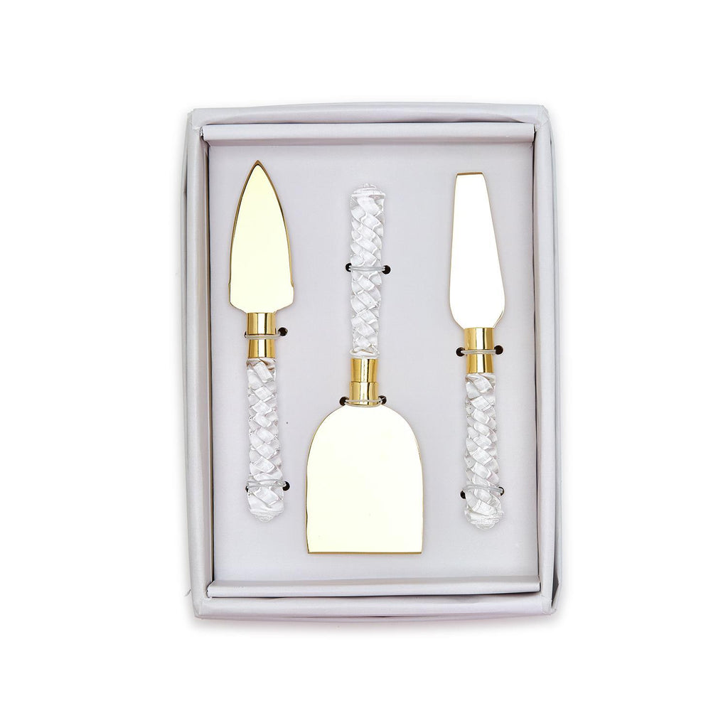 Crystal Clear Cheese Knives – Fig