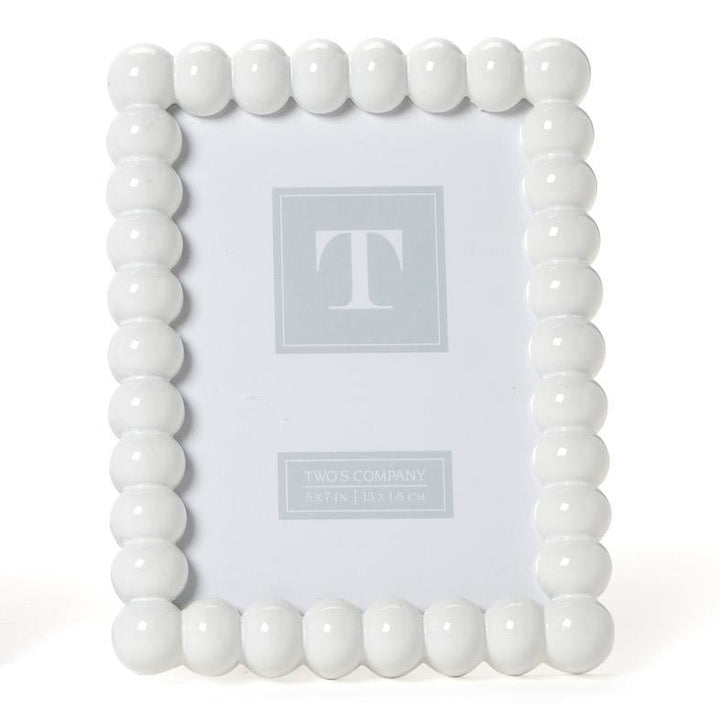 Bubbles Frame | White – Fig