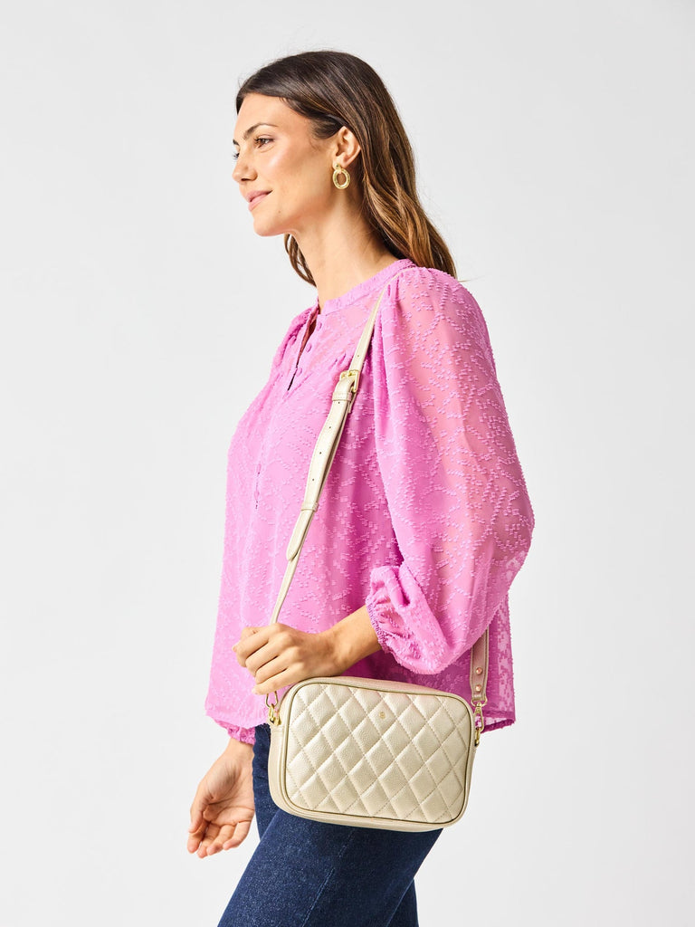 Quilted Crossbody | Tan – Fig