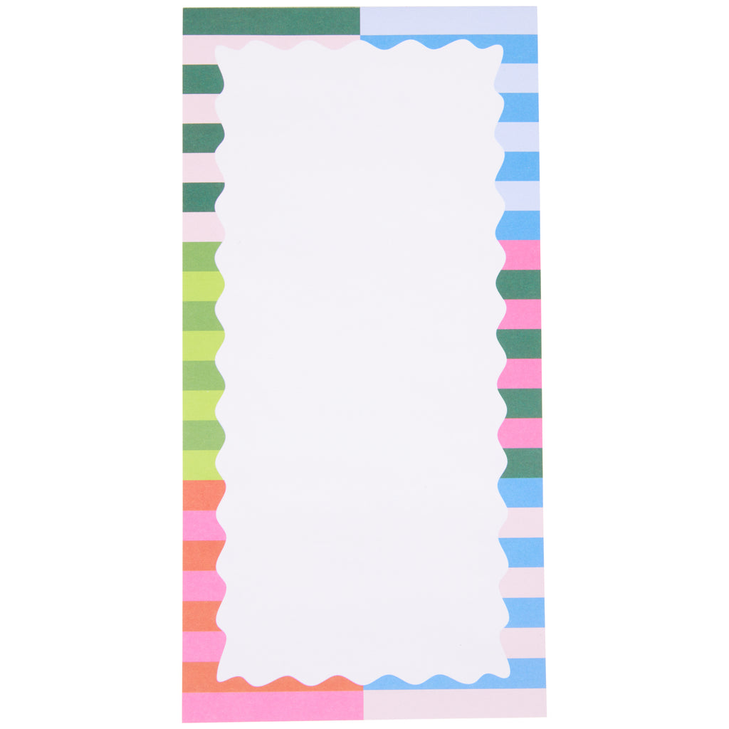 Bold Stripe List Pad – Fig