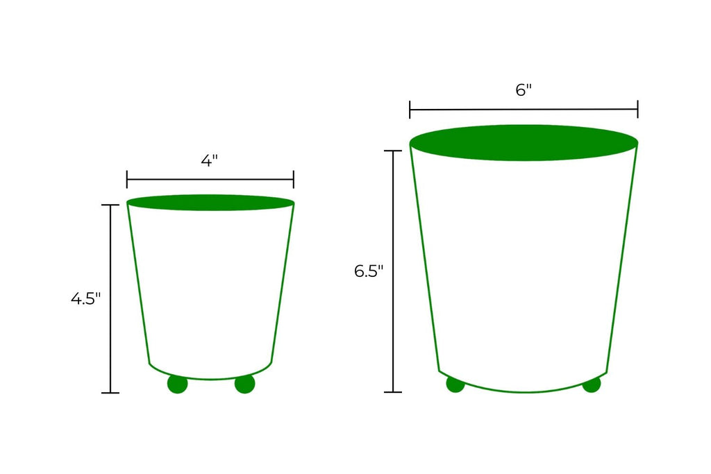 Spot-On Round 4" Cachepot | Pink – Fig